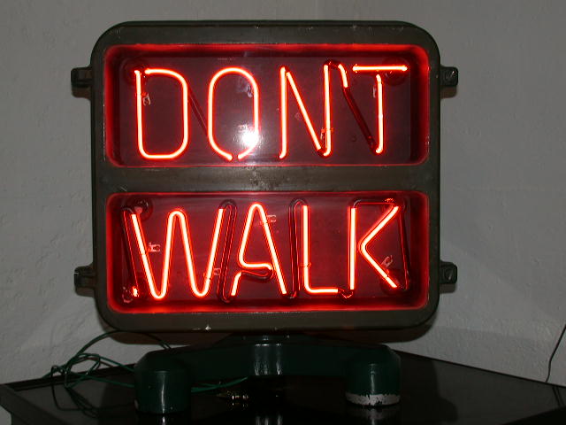 Econolite Neon Pedestrian Signal | Garden State Signals